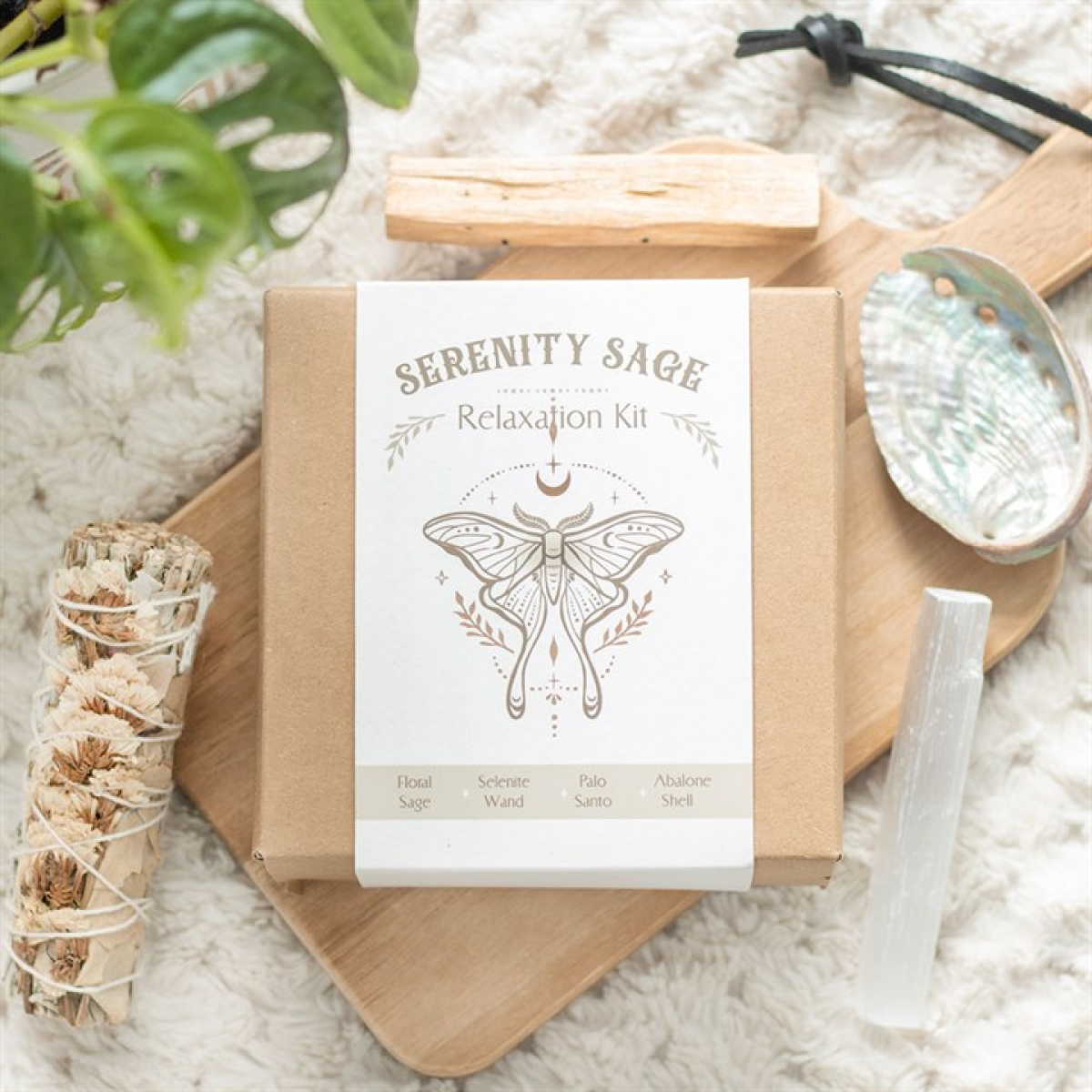 Serenity Sage Relaxation Smudge Kit – Happy Bean